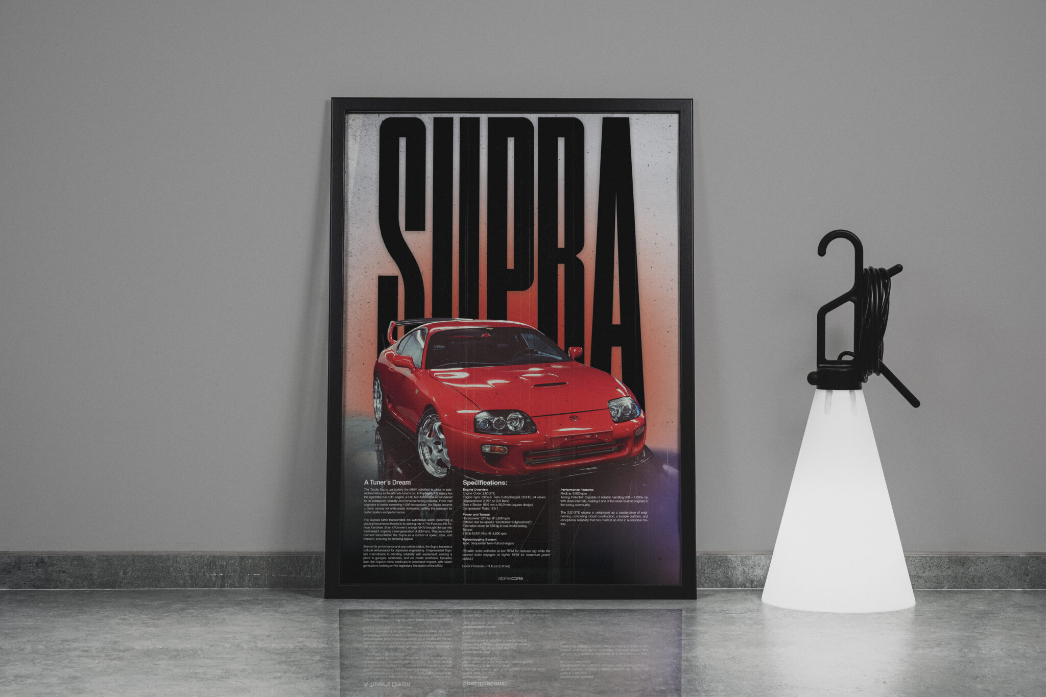 Toyota Supra MK4 - AlpineOne Posters